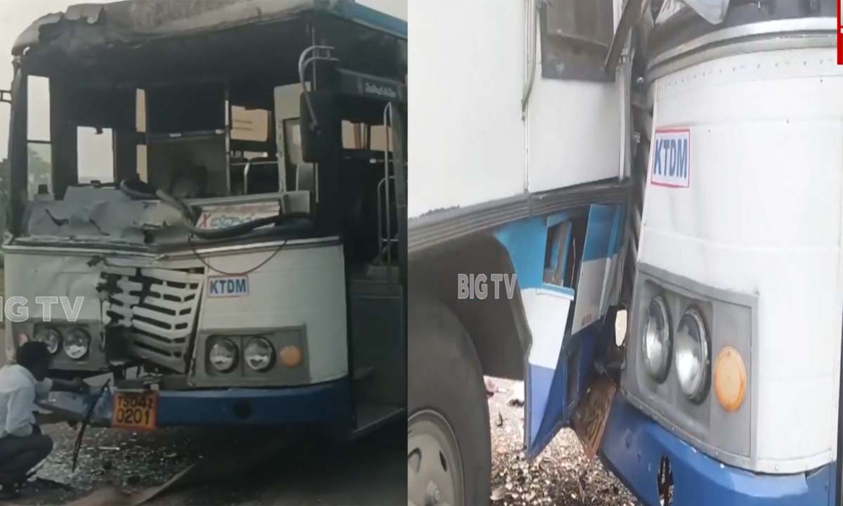 Bus Incident: ఎదురెదురుగా ఢీ కొన్న బస్సులు.. స్పాట్‌లో 10 మంది