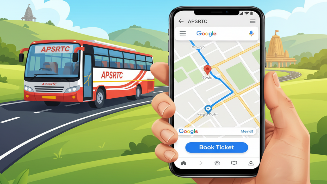 APSRTC Google Maps: గూగుల్ మ్యాప్స్ లో ఏపీఎస్ఆర్టీసీ సేవలు.. బస్ ...
