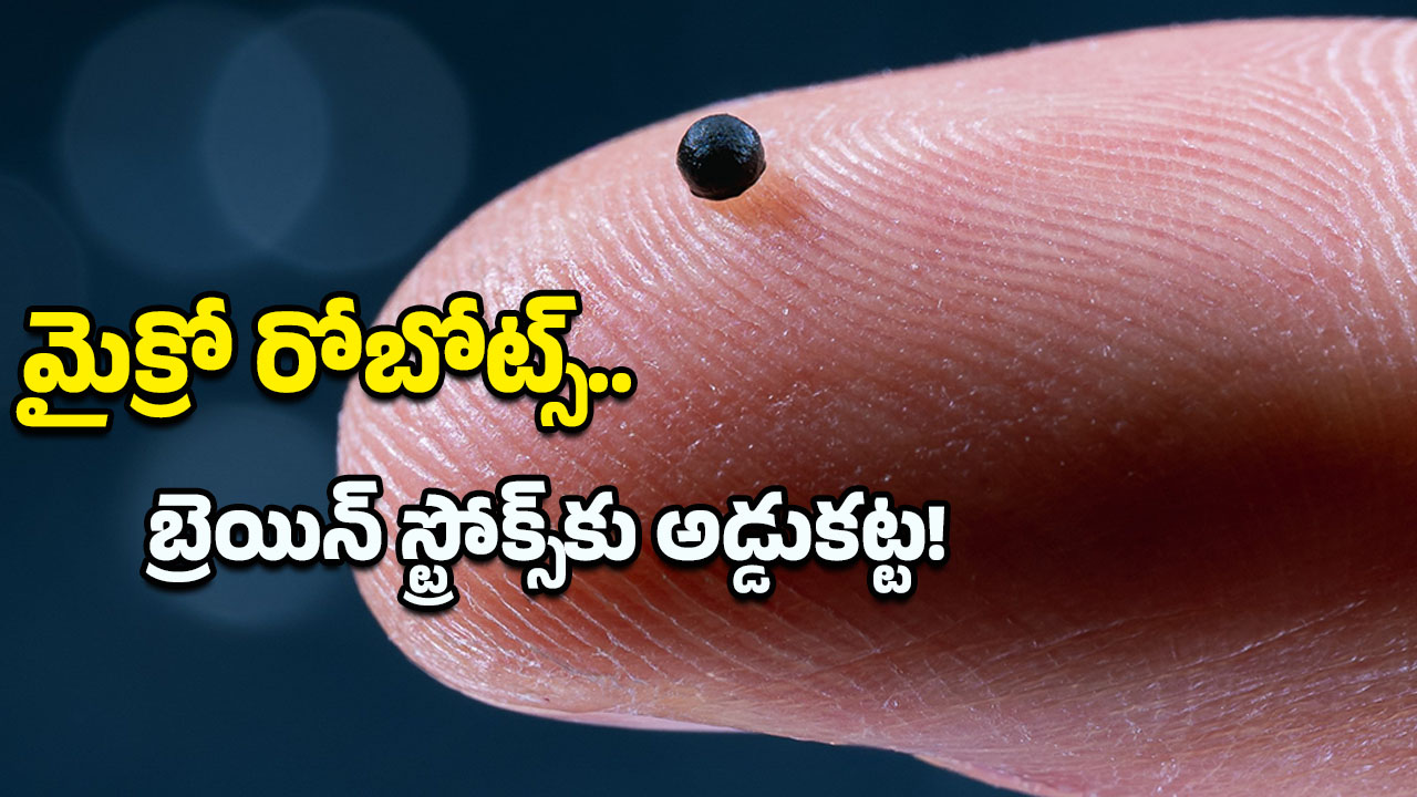 Tiny Robots: బ్రెయిన్ స్ట్రోక్‌ను ఓడించడానికి మైక్రో రోబోట్స్ సిద్ధం!