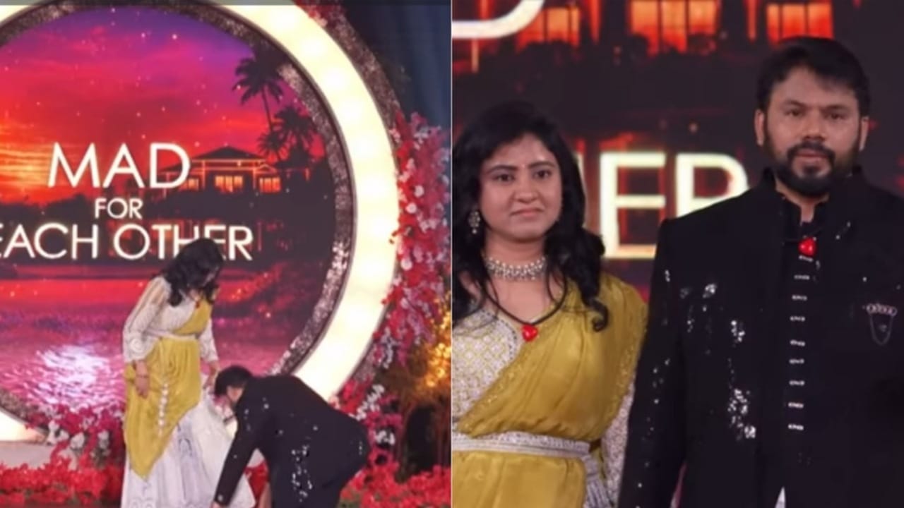 Haritha Harish:భార్య కాళ్లు పట్టుకున్న మాస్క్ మ్యాన్ .. - BigTvLive